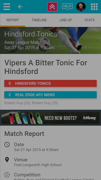 Football team management app features | TeamStats