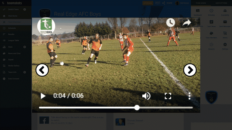 Football team management app features | TeamStats